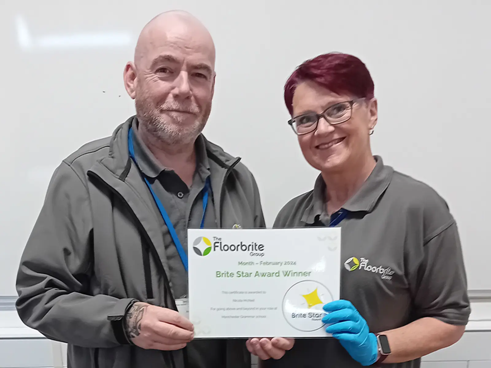 Brite Star Award Winner February 2024 | The Floorbrite Group